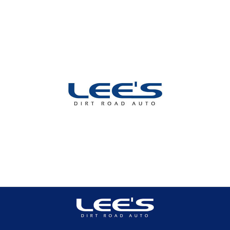 Logo Design for Lee's Dirt Road Auto by Alchemist | Design #2778105