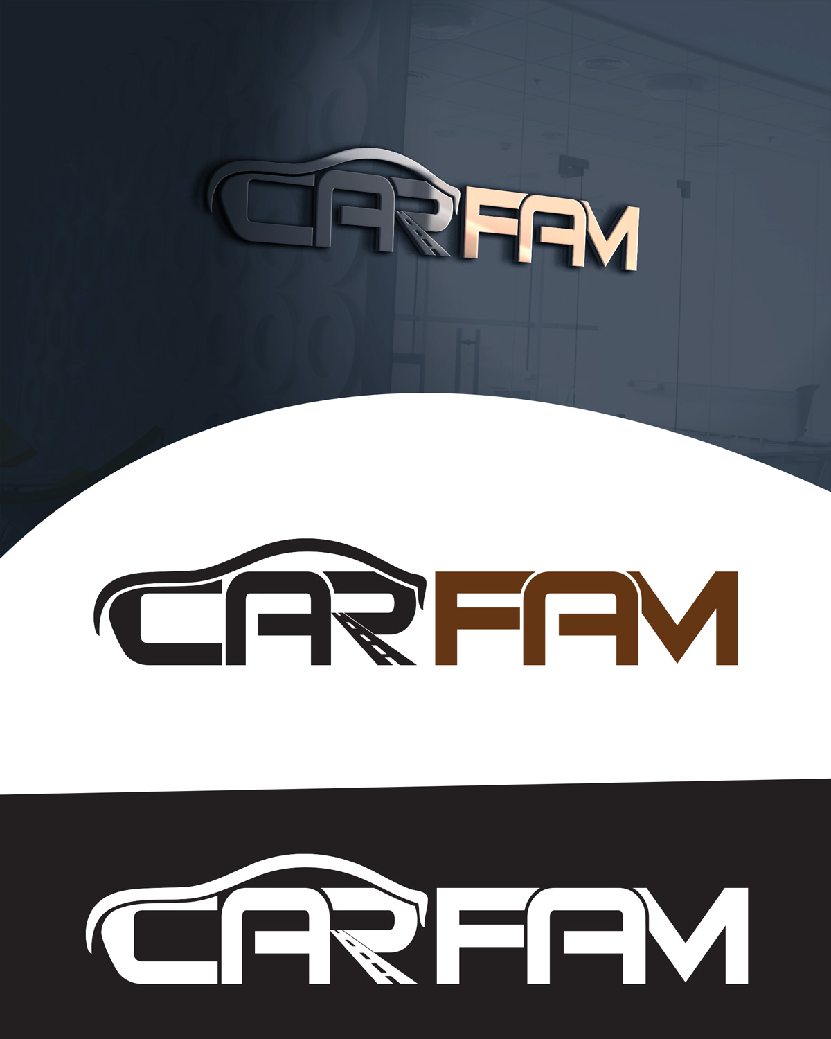Bold, Professional, Automotive Logo Design for CarFam (word Car in ...
