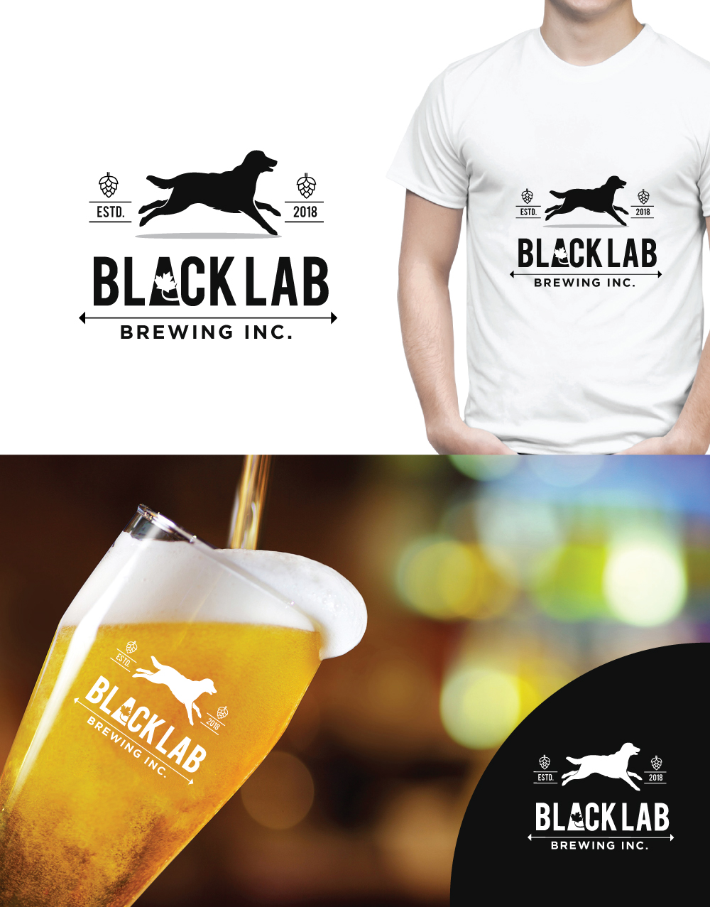 Upmarket, Playful, Brewery Logo Design for Black Lab Brewing Inc. by ...