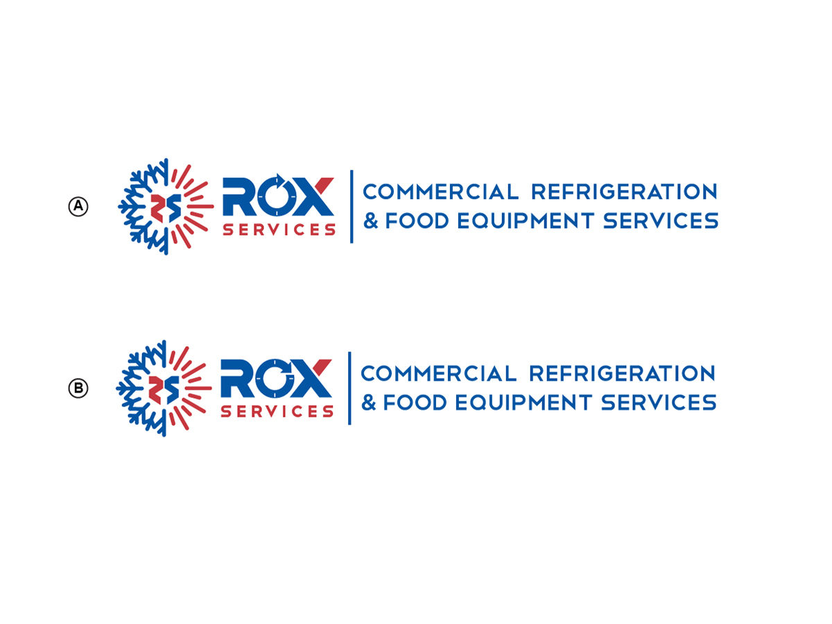 Professional, Bold, It Company Logo Design for Rox Services Commercial Refrigeration & Food ...
