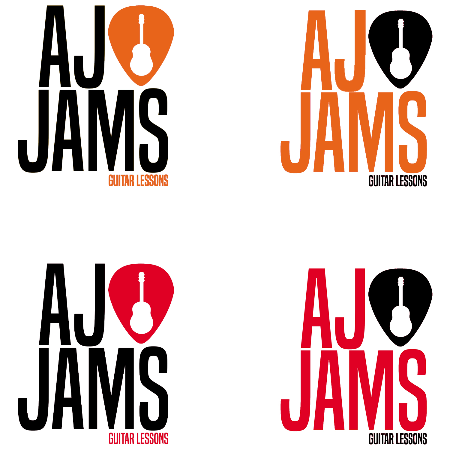 Modern, Masculine, Music Training Logo Design for AJ JAMS by Izum ...