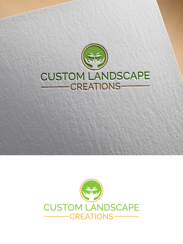 Bold, Modern, Landscaping Logo Design for Custom Landscape Creations by ...