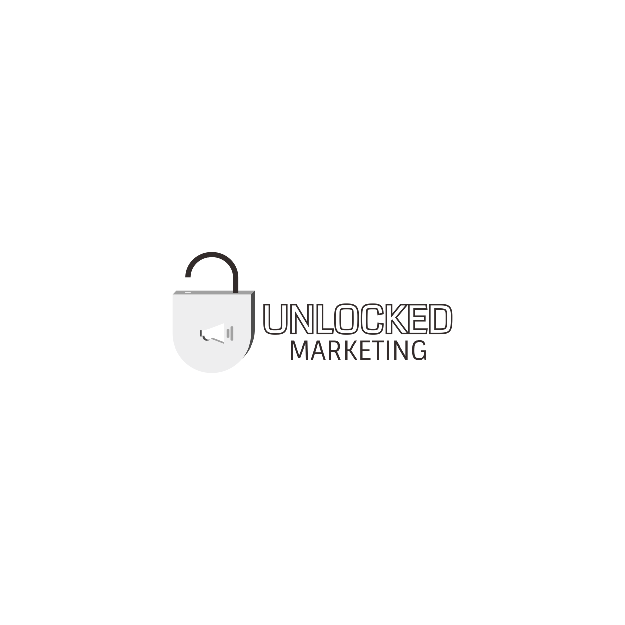 Modern, Professional, Marketing Logo Design for Unlocked Marketing by ...