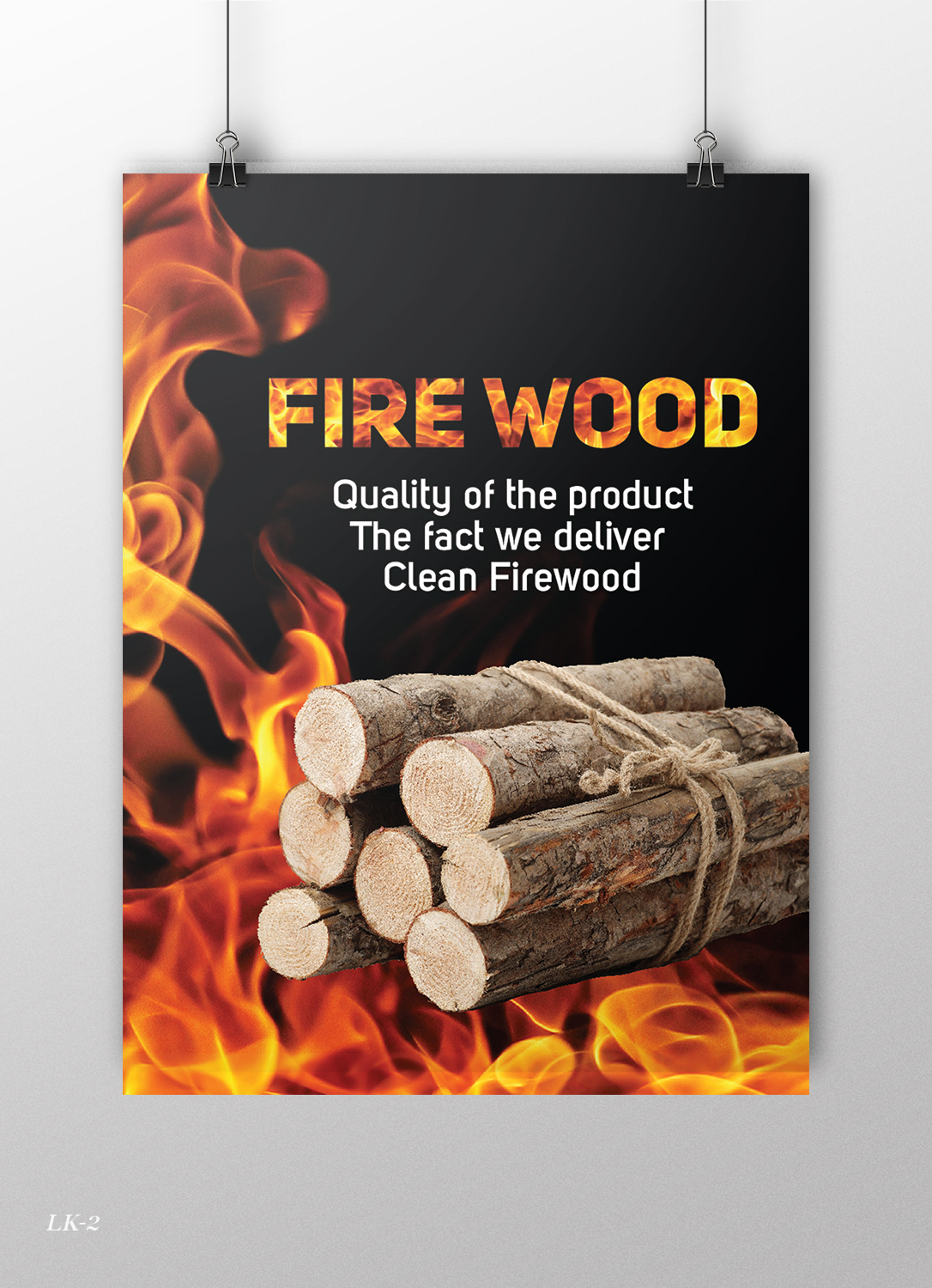 Bold, Professional, Firewood Advertisement Design for a Company by ...