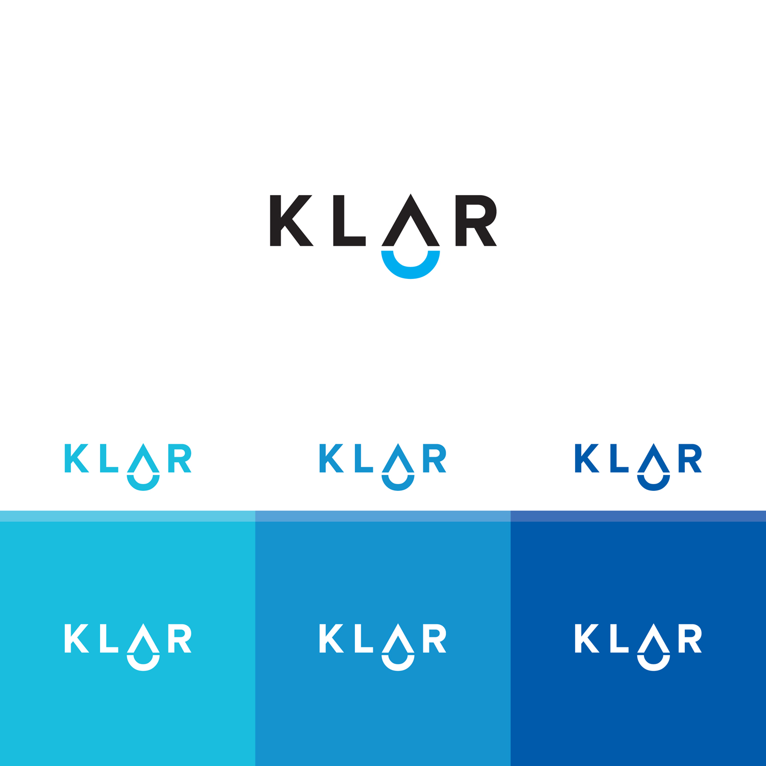 Modern, Bold, Water Purification Logo Design for Klar by tavi | Design ...