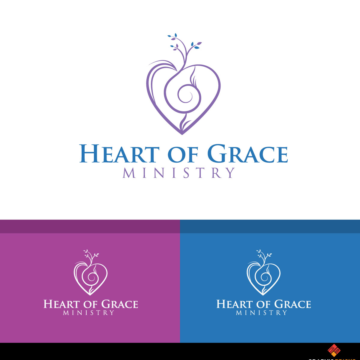 Elegant, Personable, Business Logo Design for Heart of Grace Ministry ...
