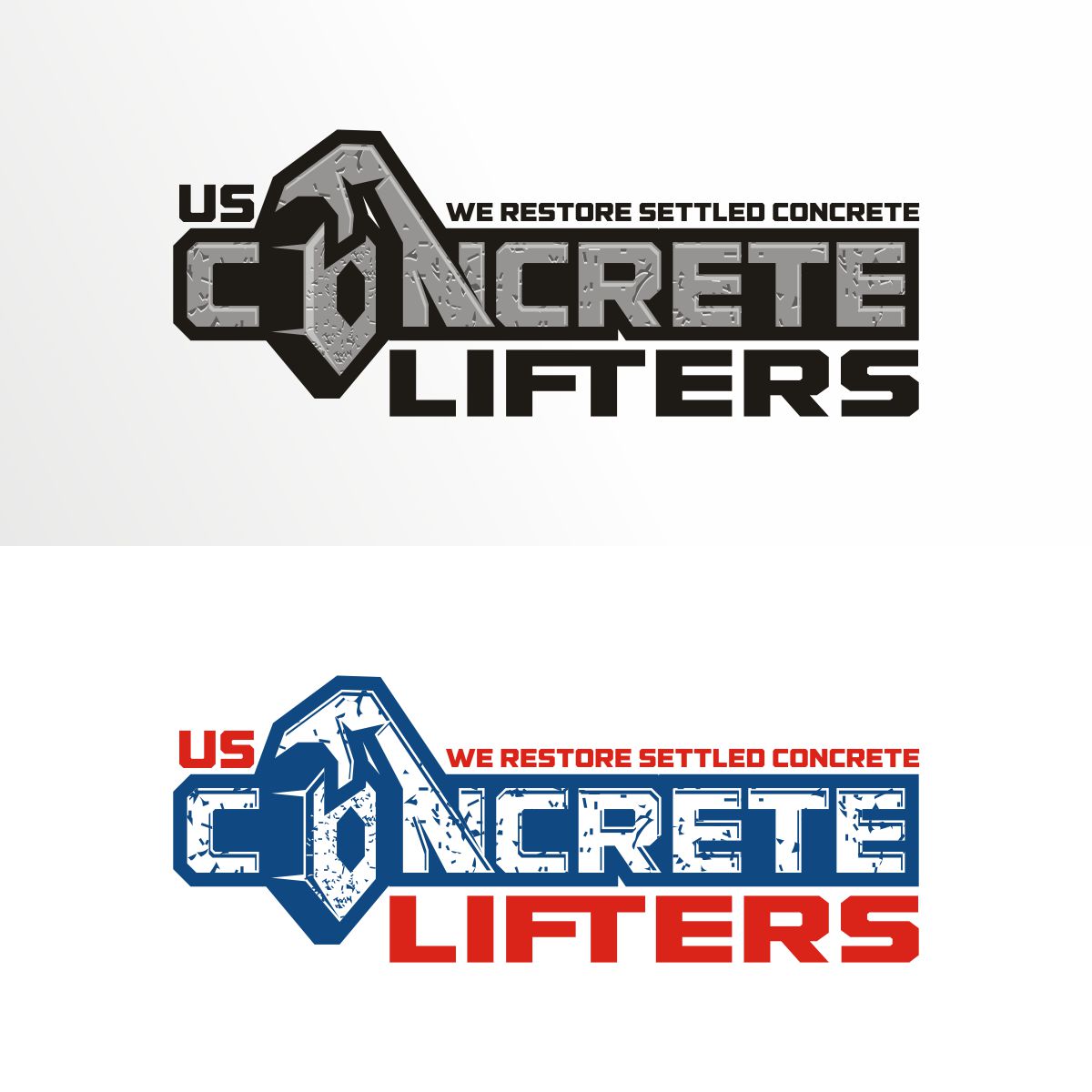 Bold, Colorful, Concrete Logo Design for US Concrete Lifters by ...