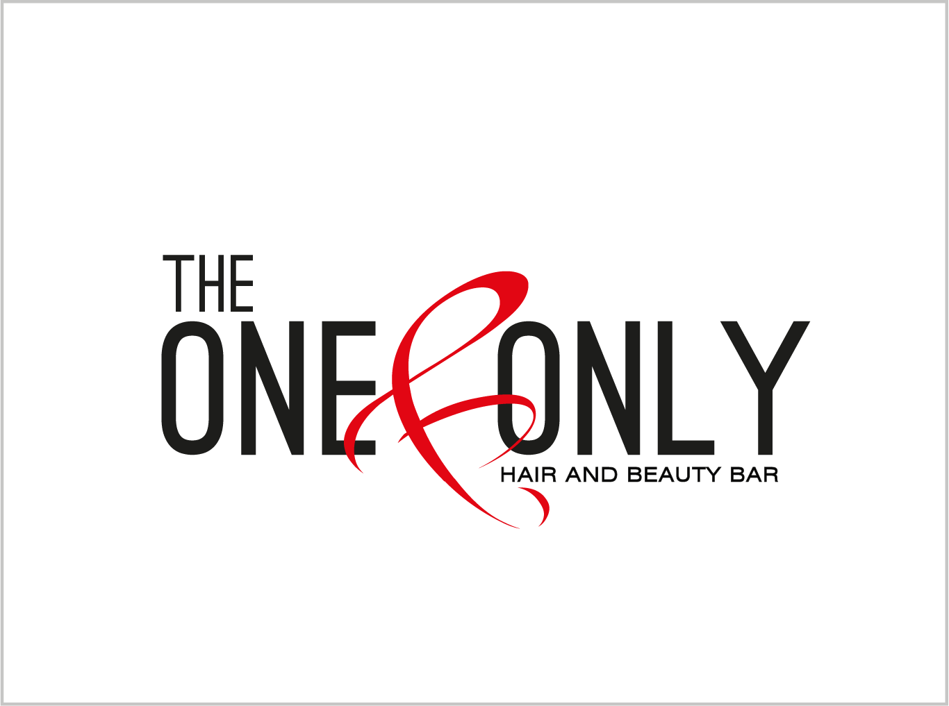 Modern, Personable, Hair And Beauty Logo Design for The One & Only Hair ...