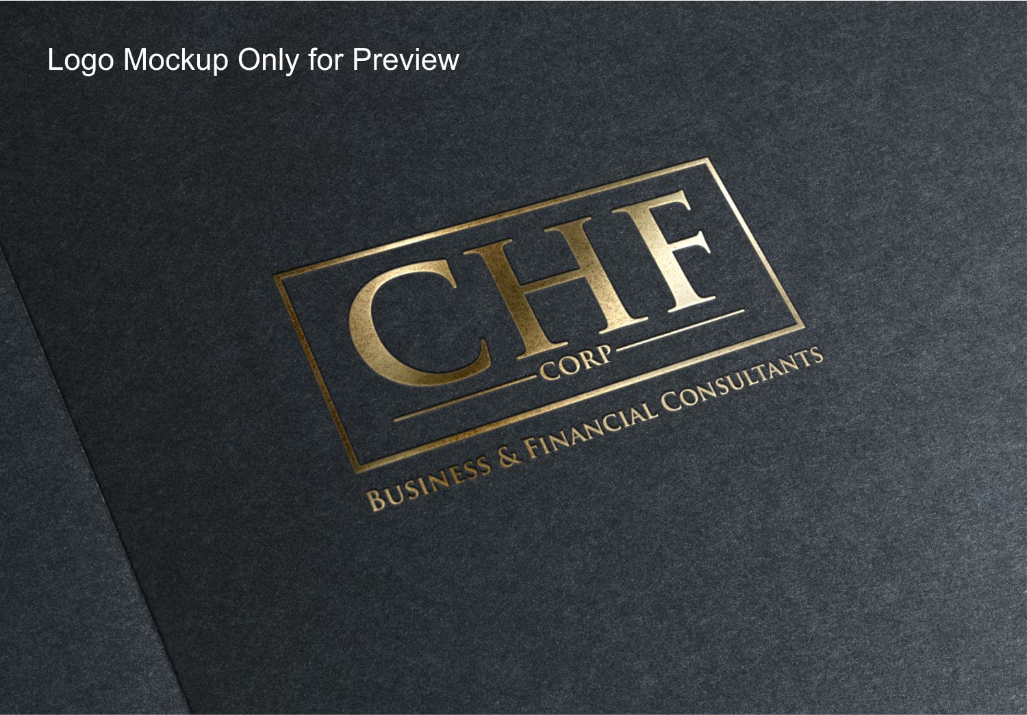 Professional, Elegant, Financial Service Logo Design for CHF Corp ...