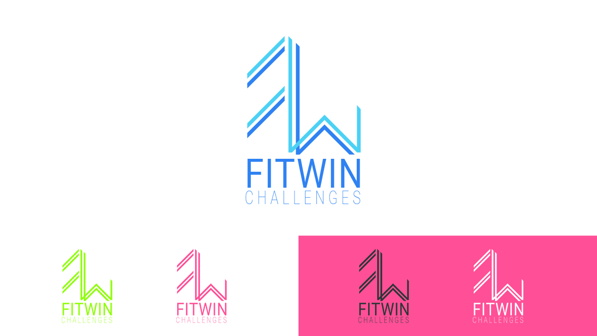 Modern, Masculine, Fitness Logo Design for Fitwin Challenges by oakhamdesigner | Design #18138398