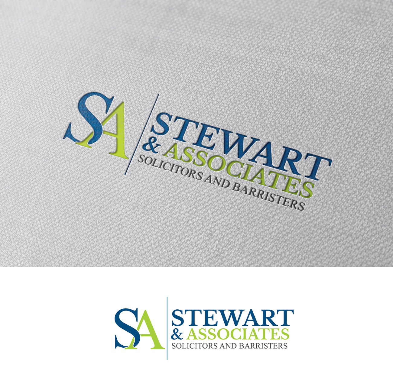 Feminine, Serious, Law Firm Logo Design for Stewart & Associates ...