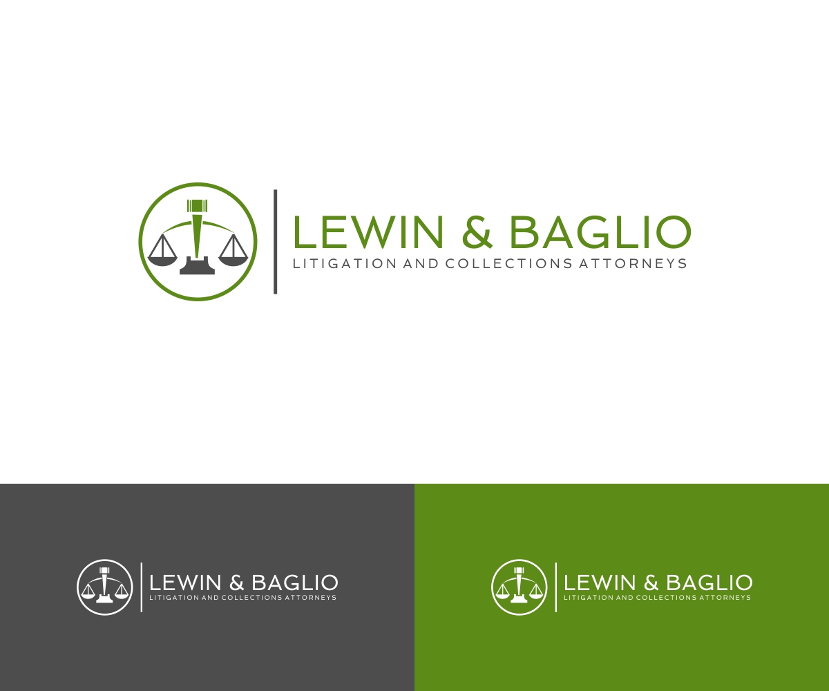 Professional, Serious, Law Firm Logo Design for Lewin & Baglio ...