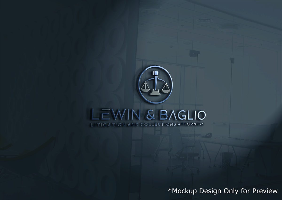 Professional, Serious, Law Firm Logo Design for Lewin & Baglio ...