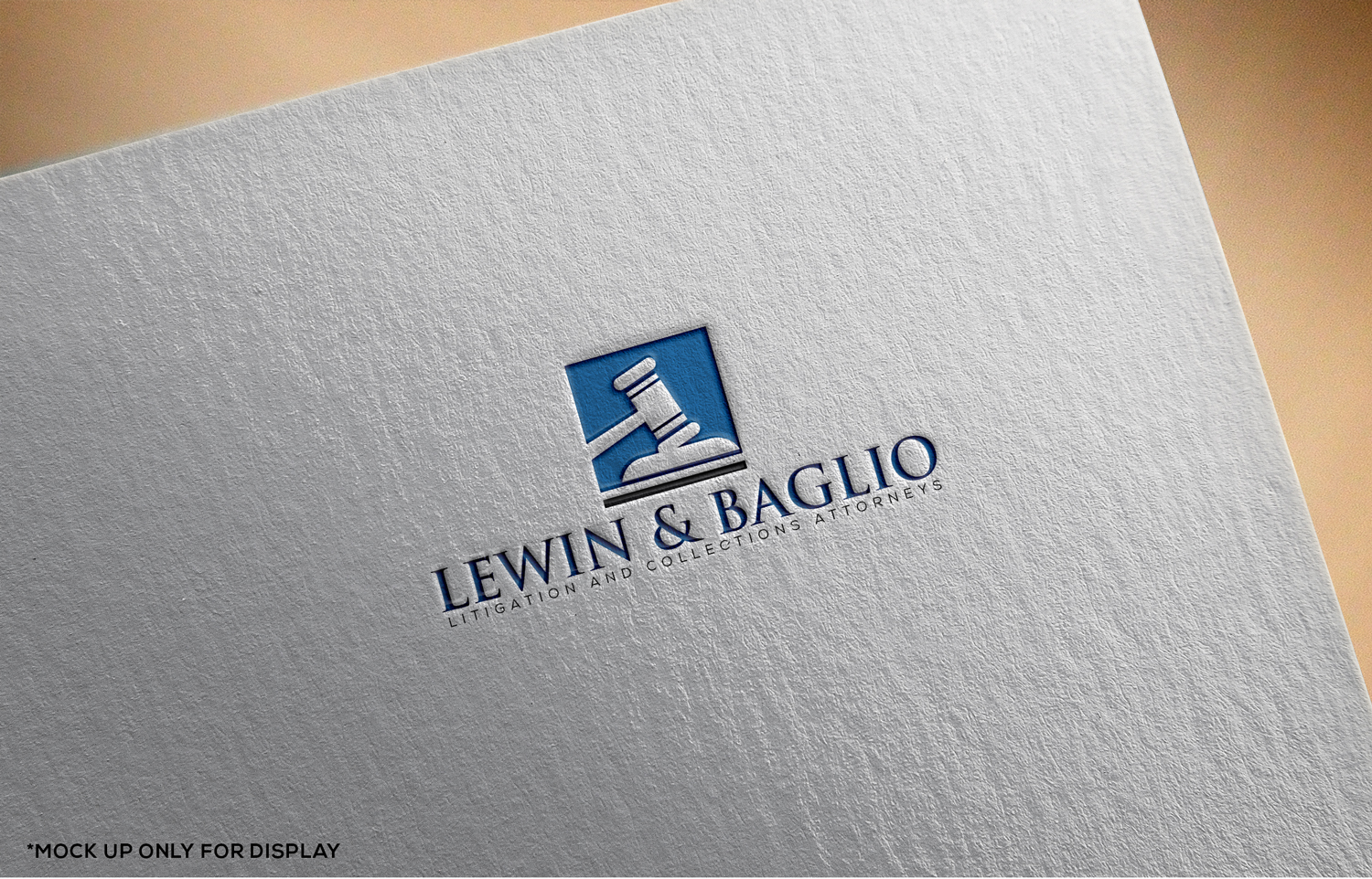 Professional, Serious, Law Firm Logo Design for Lewin & Baglio ...