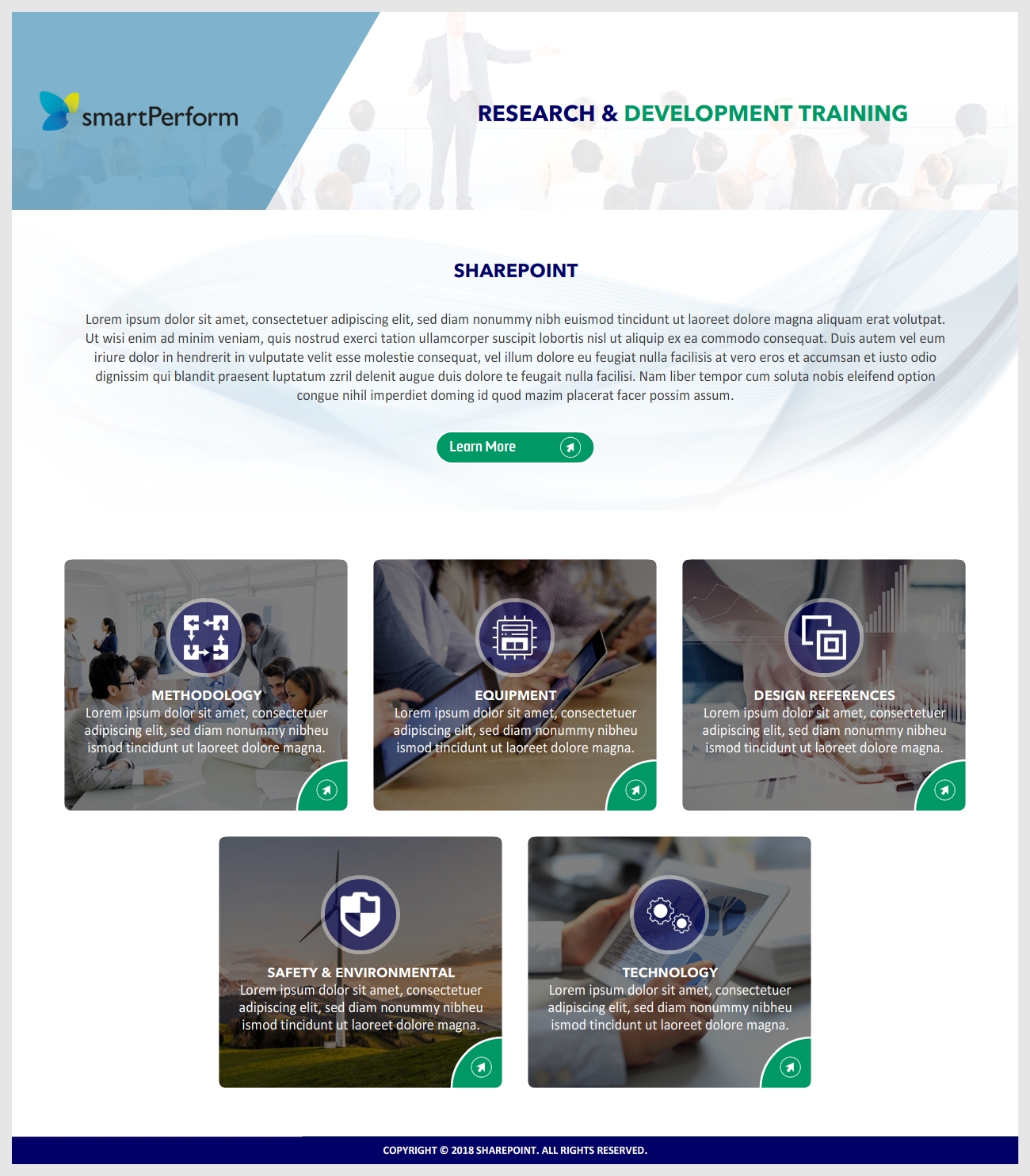 Serious, Professional, Training Web Design for a Company by -Marc ...