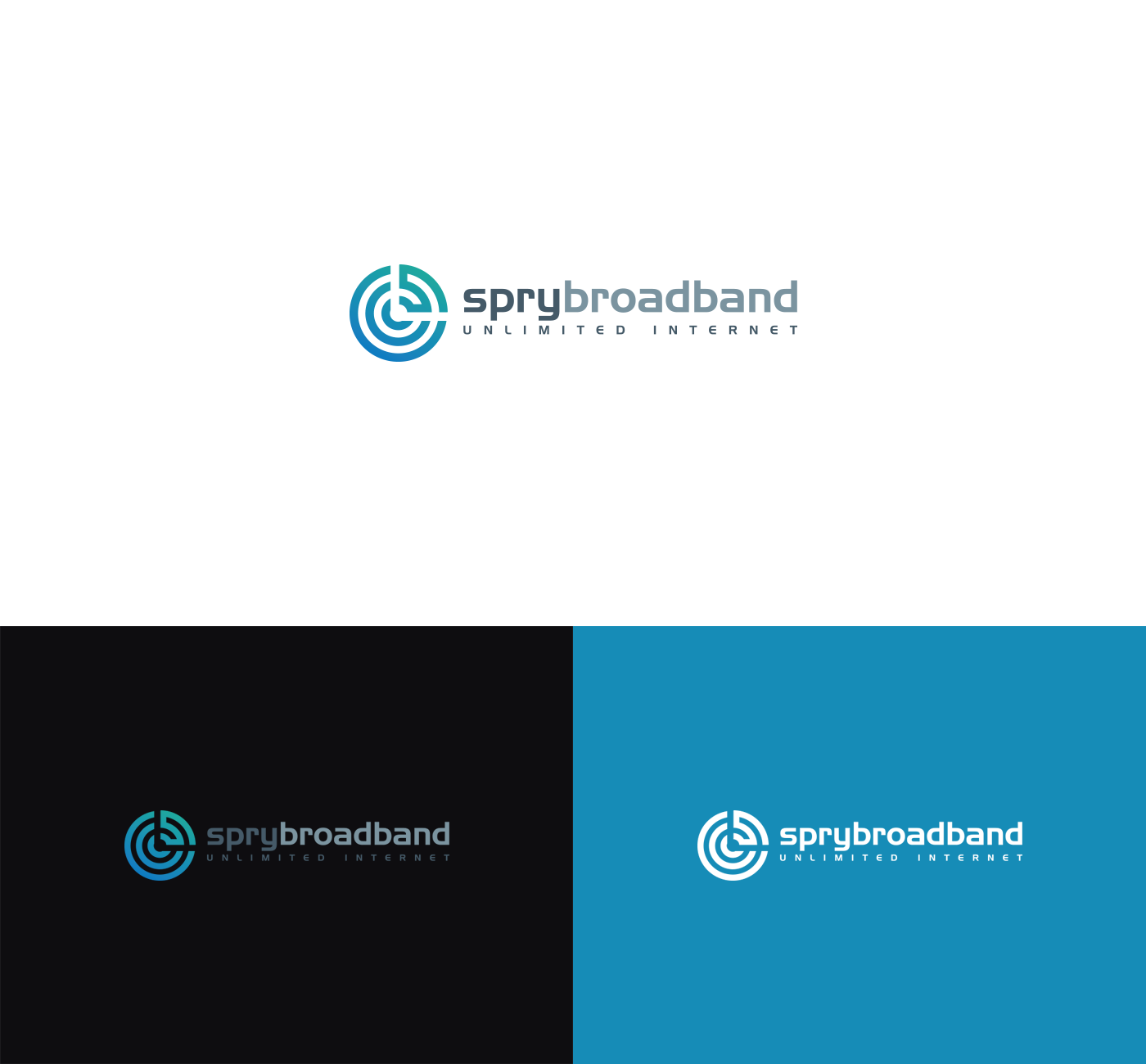 Professional, Bold, Internet Service Provider Logo Design for Spry ...
