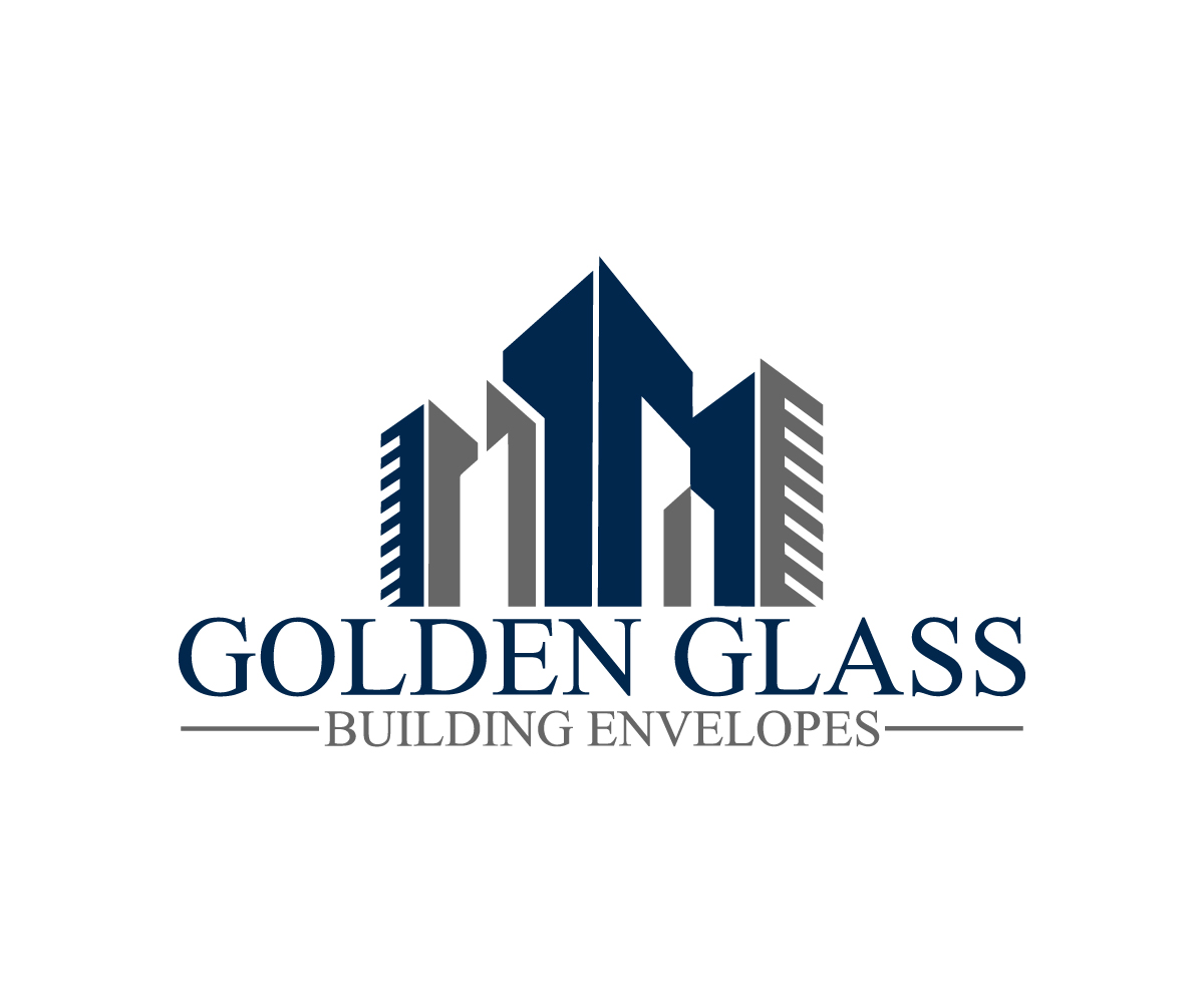 Professional, Serious, Construction Logo Design for Golden Glass ...