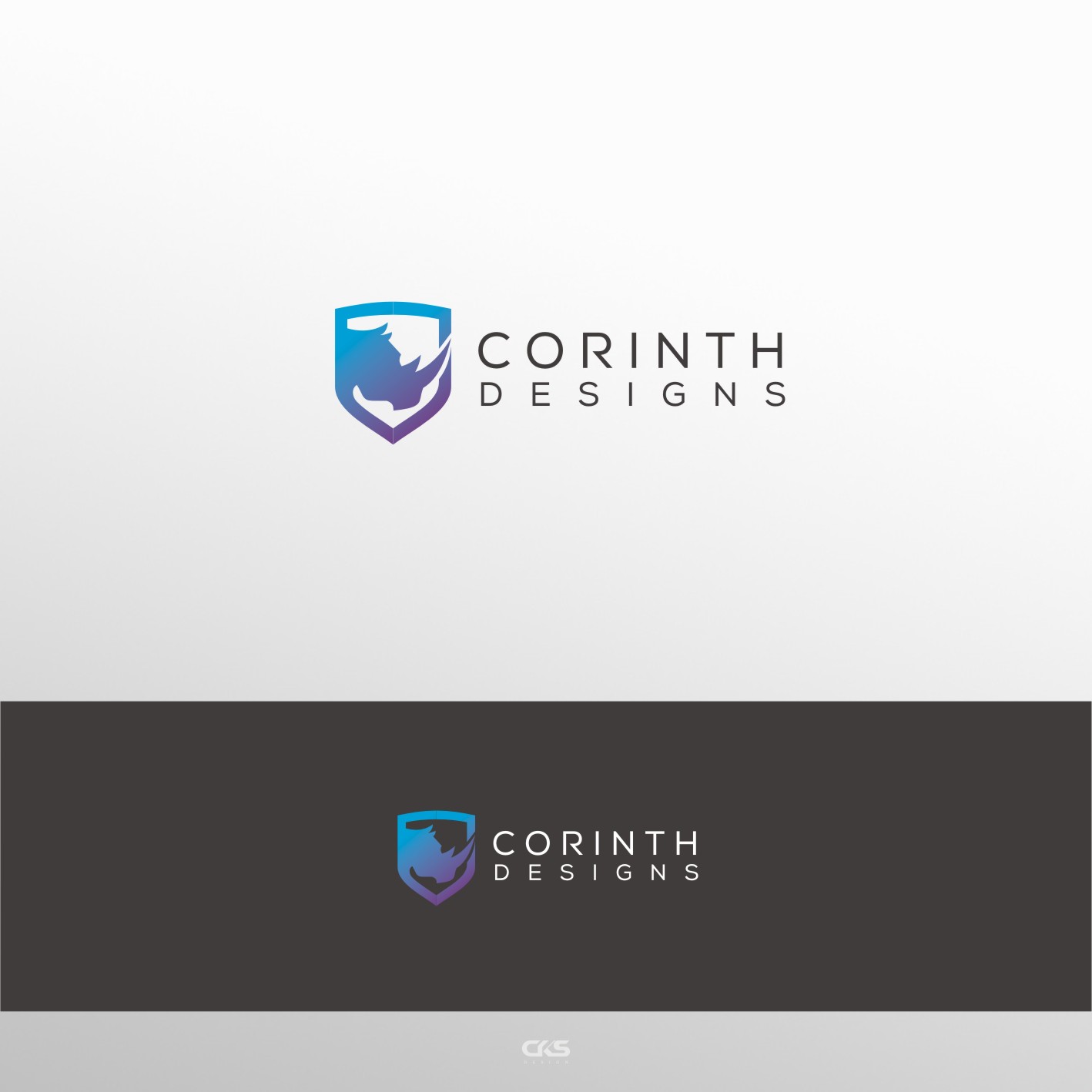 Modern, Elegant Logo Design for Corinth Designs by CKS d e s i g n ...