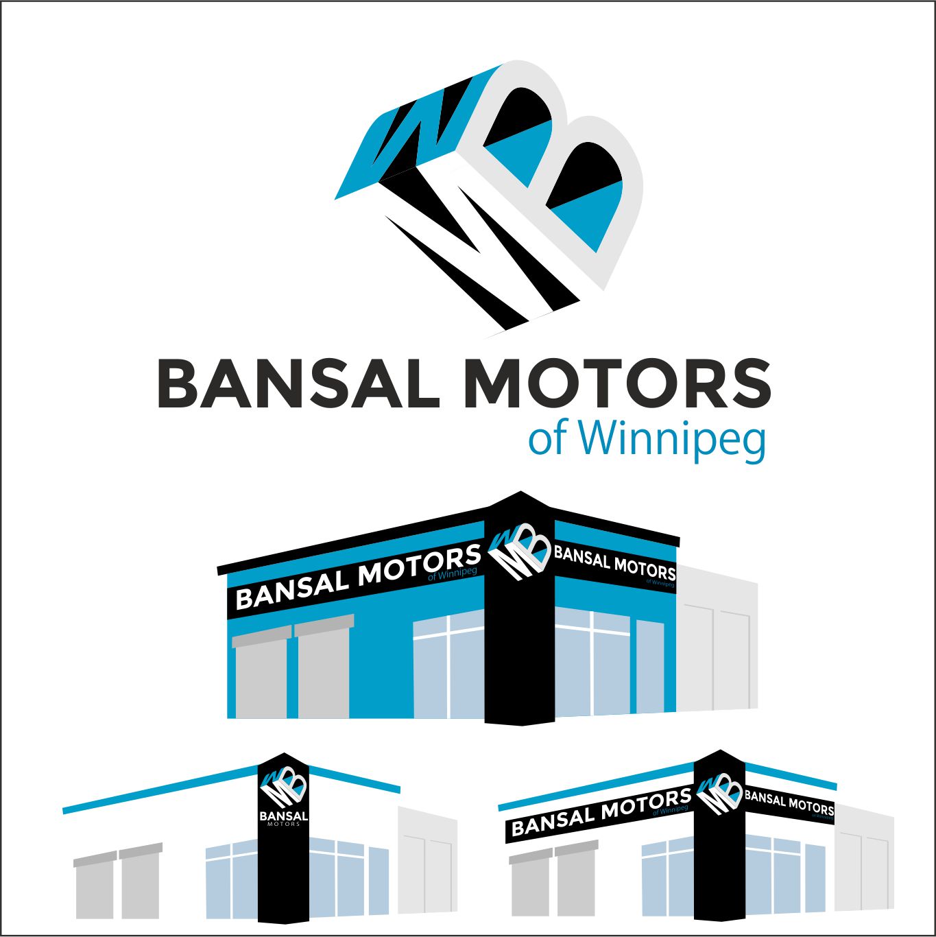 Modern, Professional, Car Dealer Logo Design for BM, Bansal Motors ...