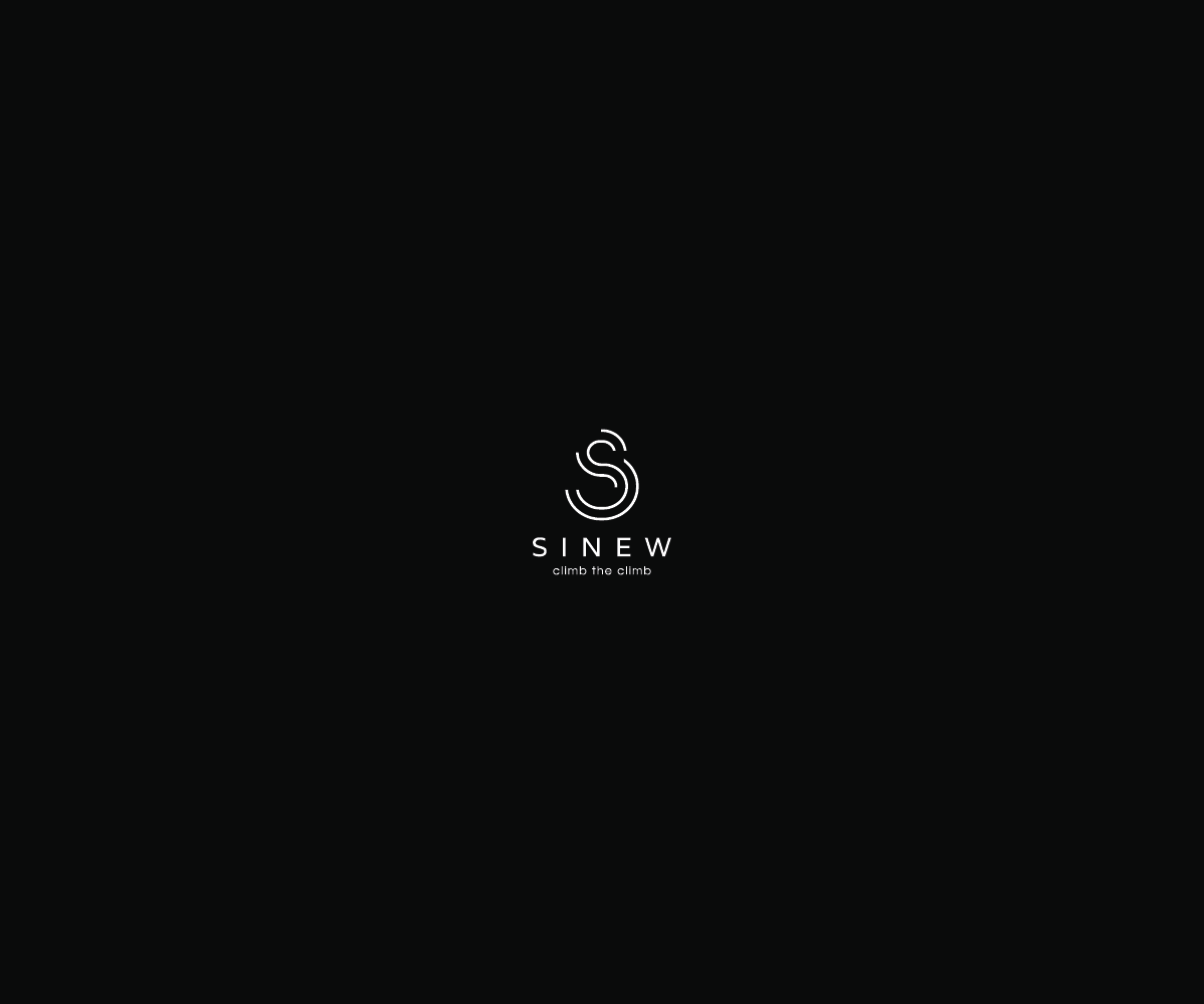 Modern, Masculine, Fitness Logo Design for Sinew, slogan: climb the ...