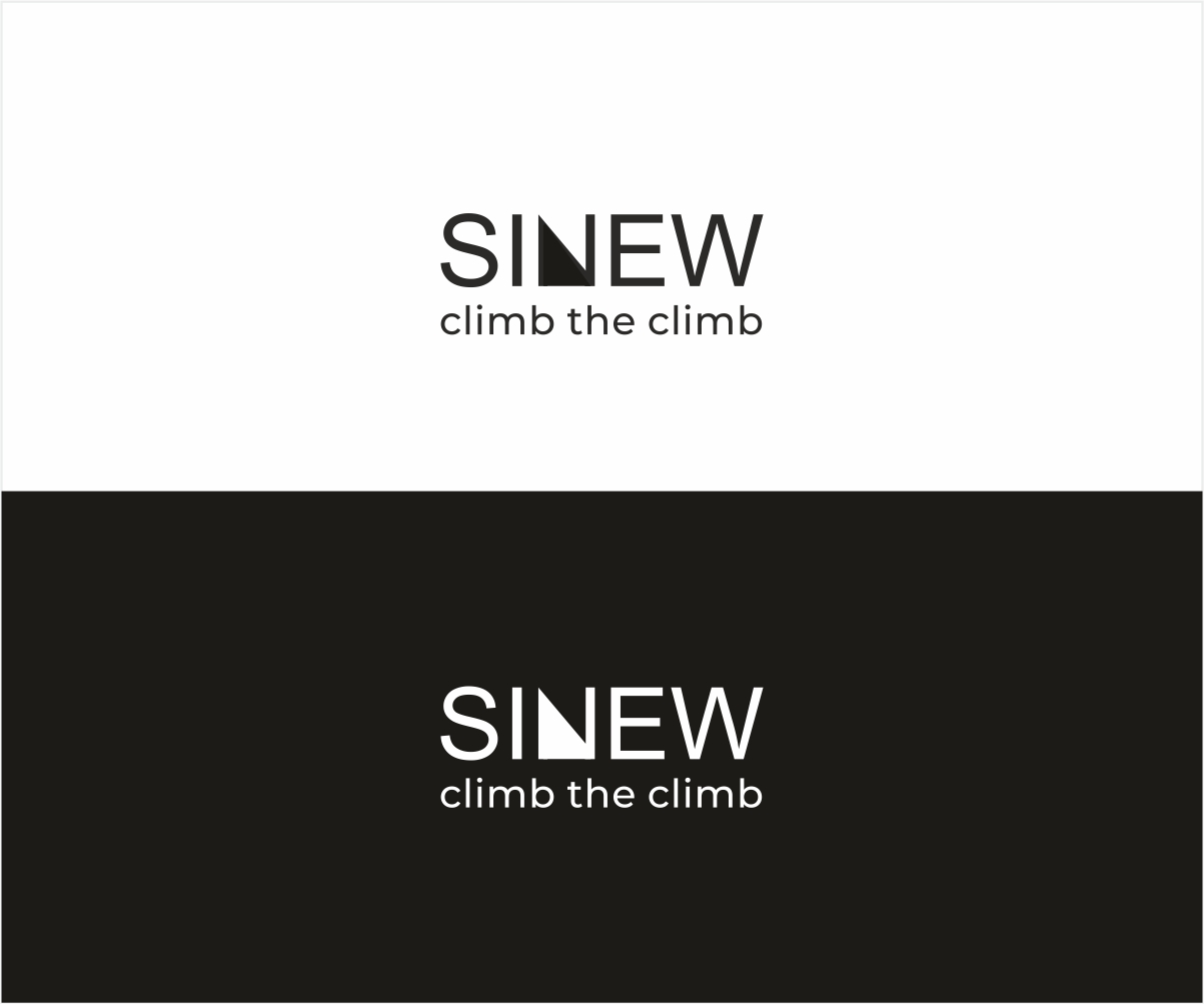 Modern, Masculine, Fitness Logo Design for Sinew, slogan: climb the ...