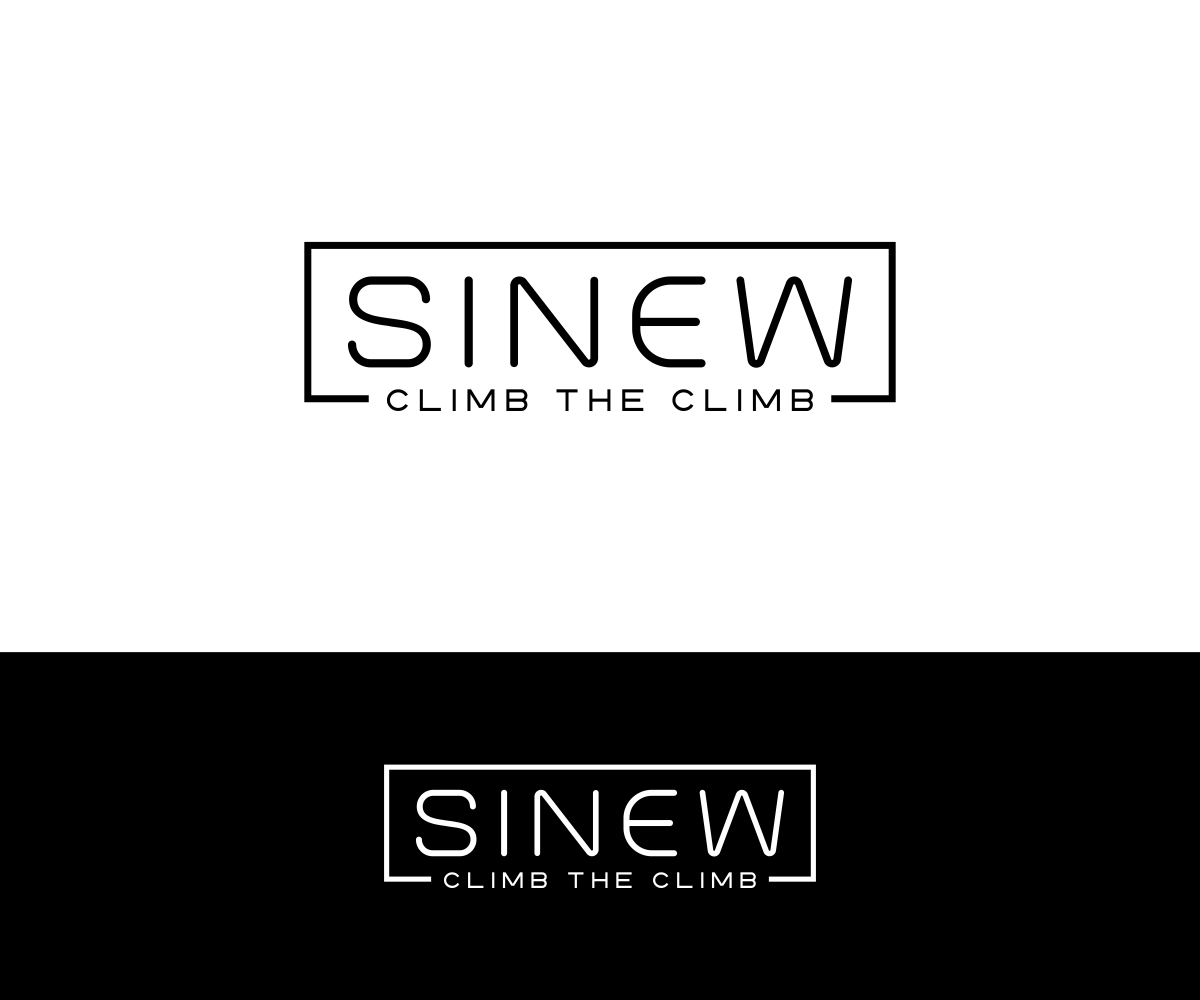 Modern, Masculine, Fitness Logo Design for Sinew, slogan: climb the ...