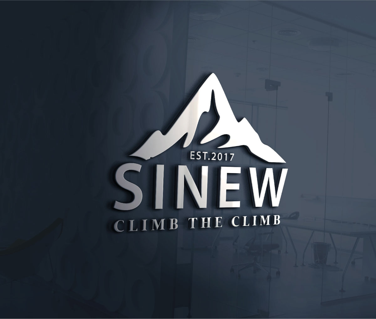 Modern, Masculine, Fitness Logo Design for Sinew, slogan: climb the ...