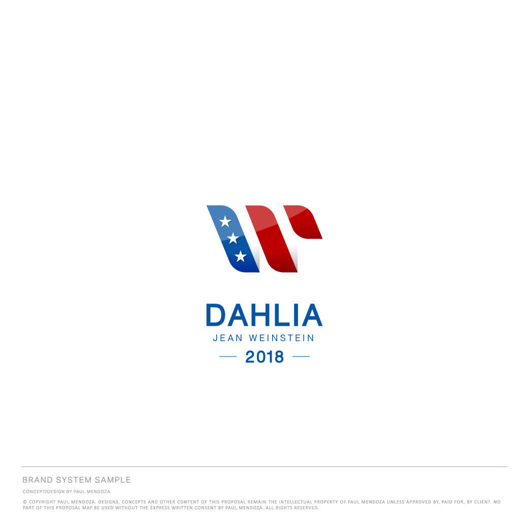 Bold, Serious, Political Logo Design for Dahlia Jean Weinstein 2018 by ...