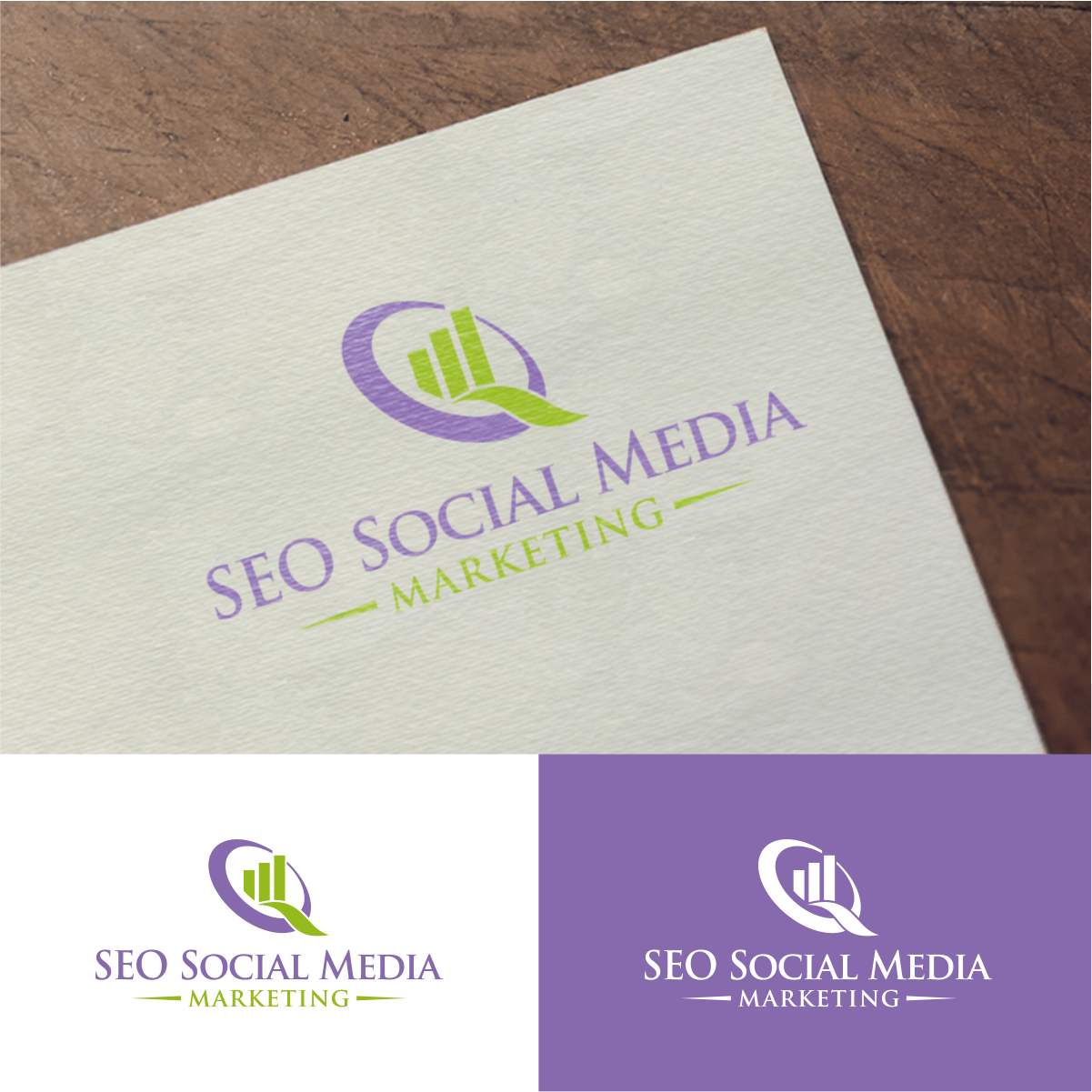 Professional, Bold, Seo Logo Design for Q SEO Social Media Marketing by ...