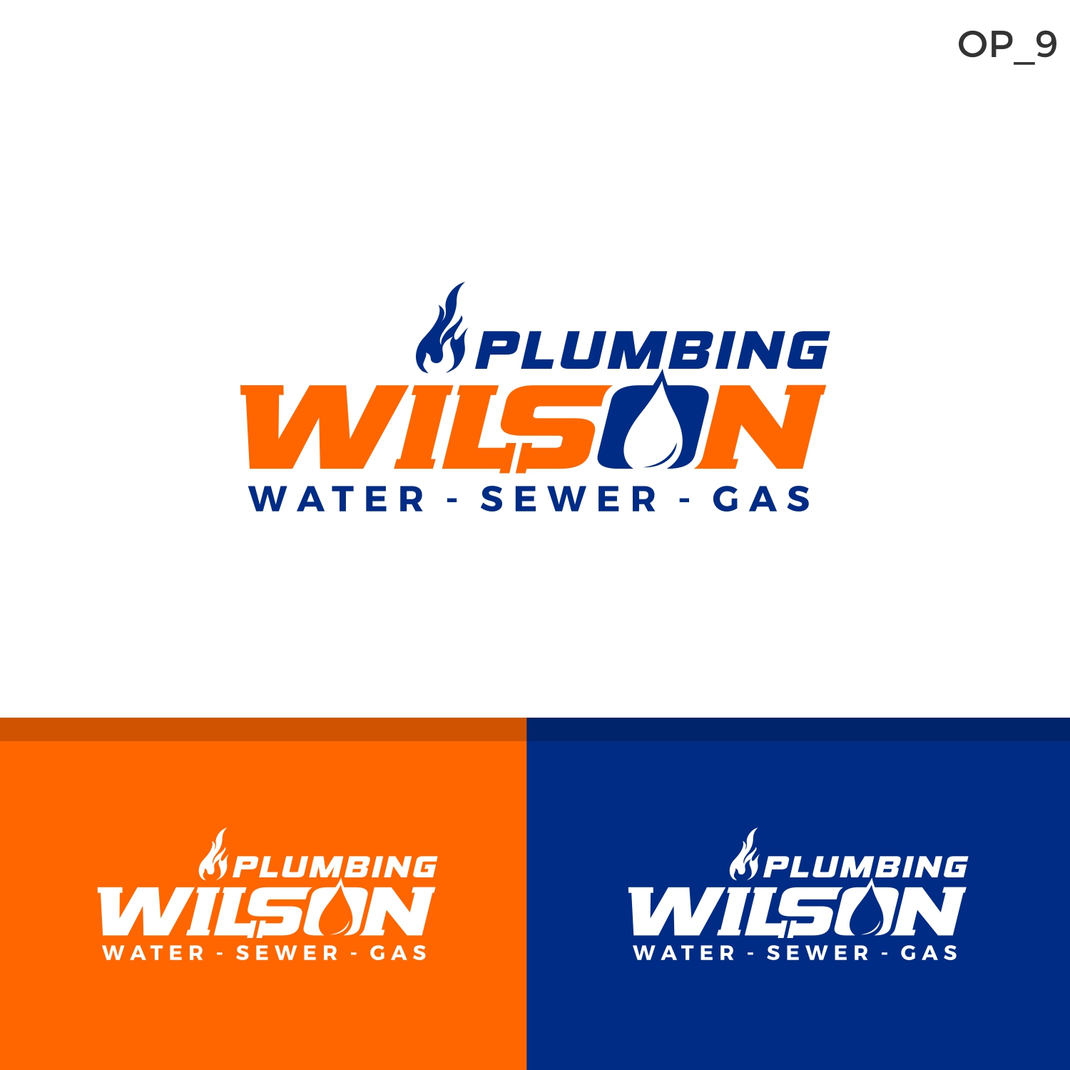 Bold, Playful, Business Logo Design for Wilson Plumbing. Water - Sewer ...