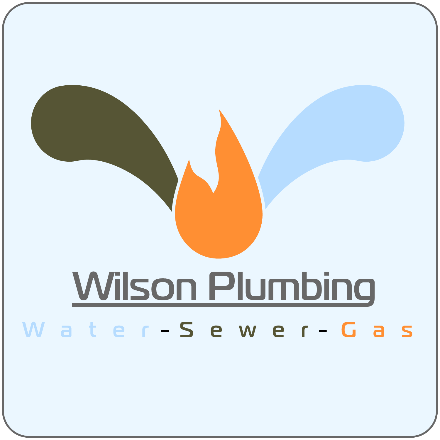 Bold, Playful, Business Logo Design for Wilson Plumbing. Water - Sewer ...