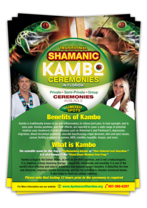 Kambo Flyer | 13 Flyer Designs for Soul Quest