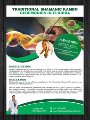 Kambo Flyer | 13 Flyer Designs for Soul Quest