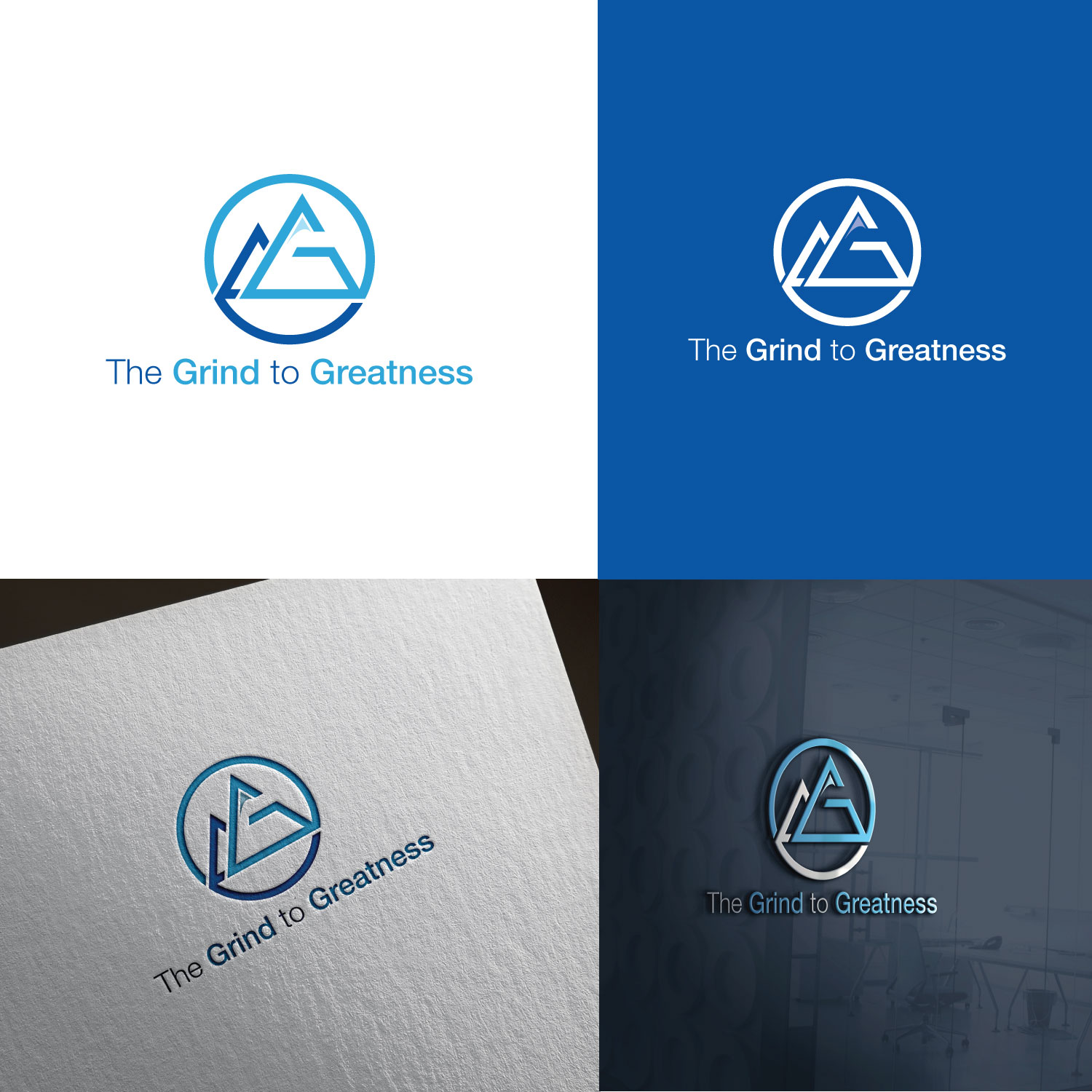 Modern, Bold, Motivation Logo Design for The Grind to Greatness by ...