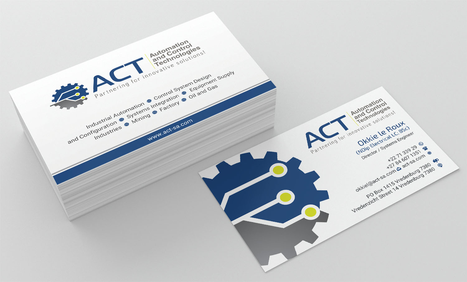 Professional, Conservative, Engineering Consultant Business Card Design ...