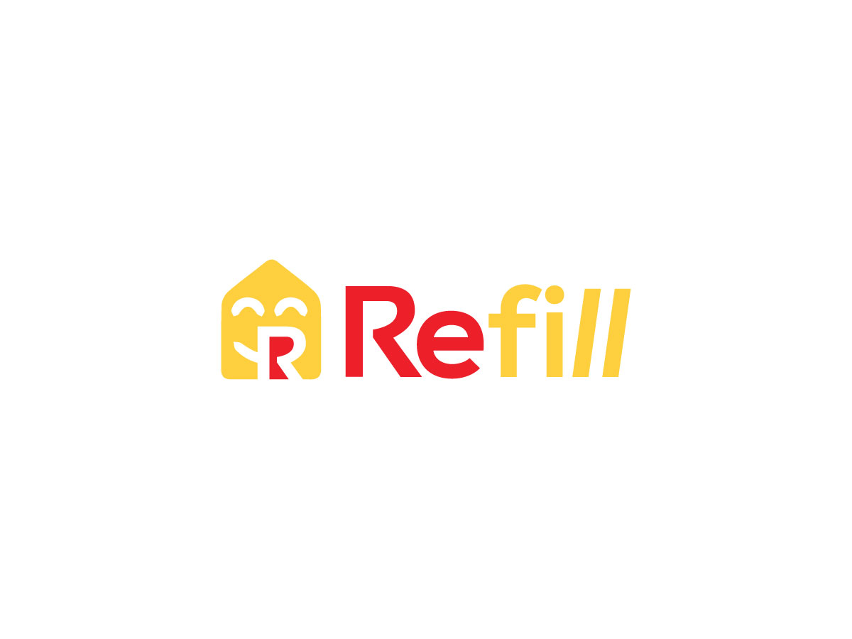 Colorful, Playful, Business Logo Design for Refill by Maintain | Design ...
