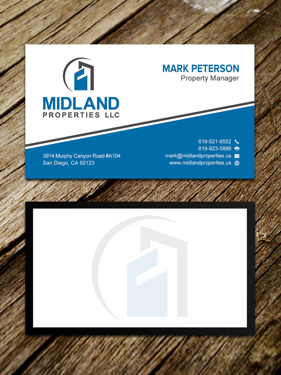 Professional, Serious, Property Management Business Card Design for ...