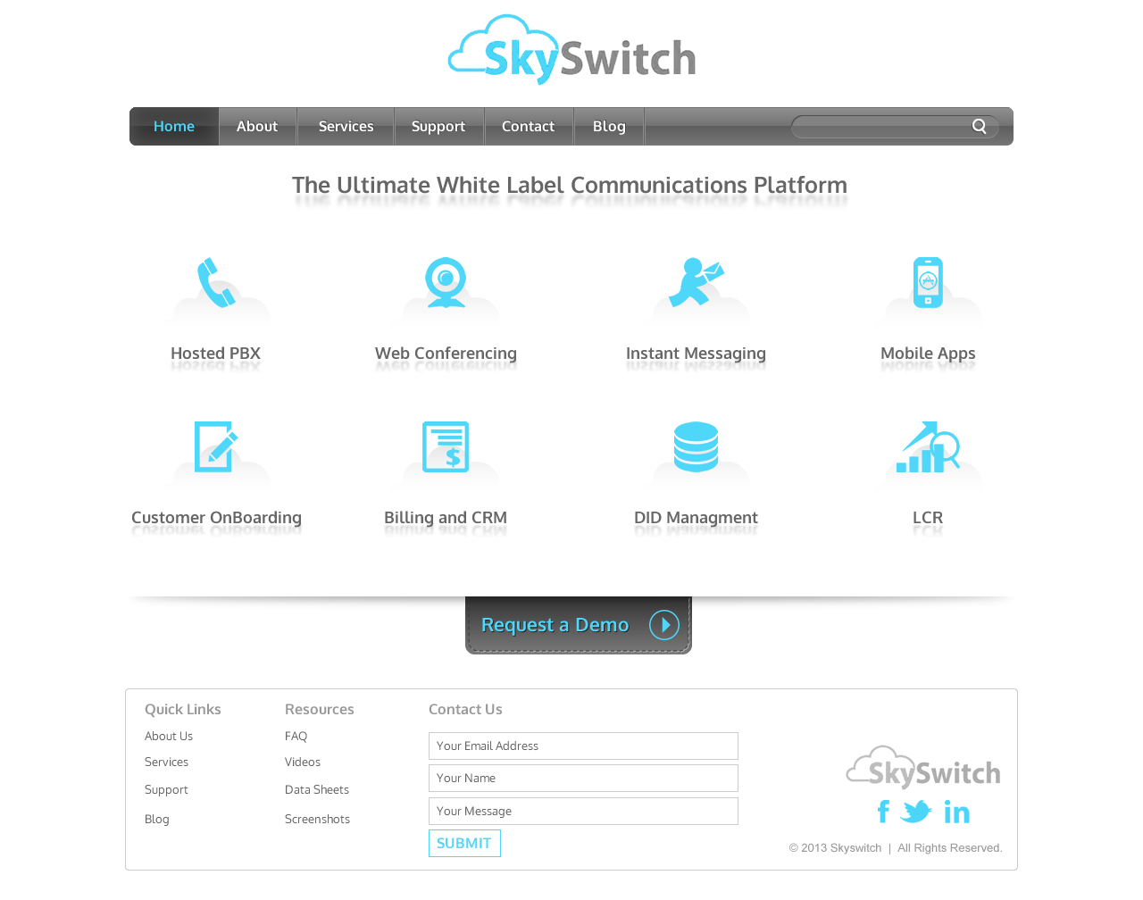 Serious, Modern, Call Web Design for skyswitch by Sbss | Design #2819507