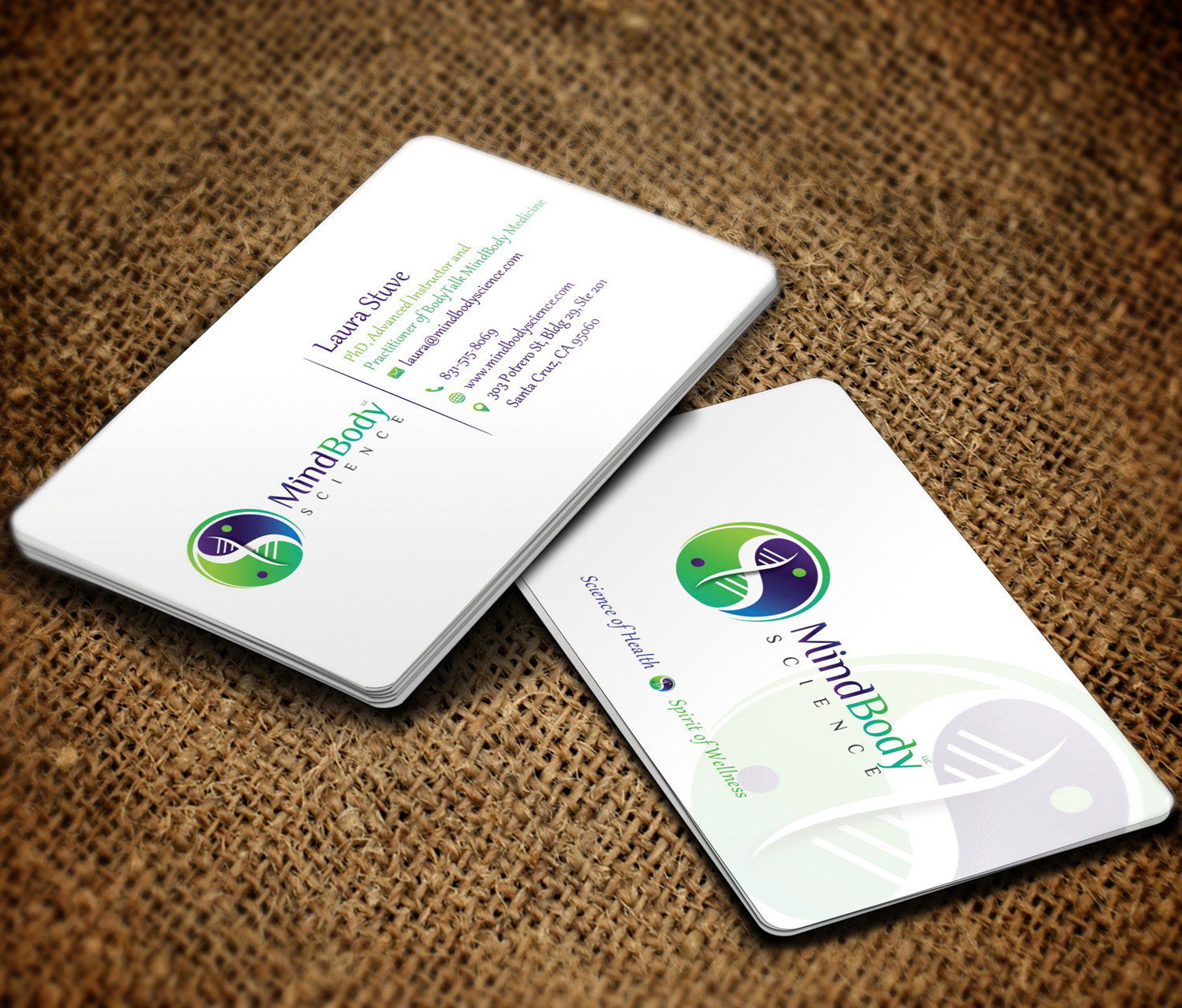 Elegant, Colorful, Alternative Medicine Business Card Design for Dr ...