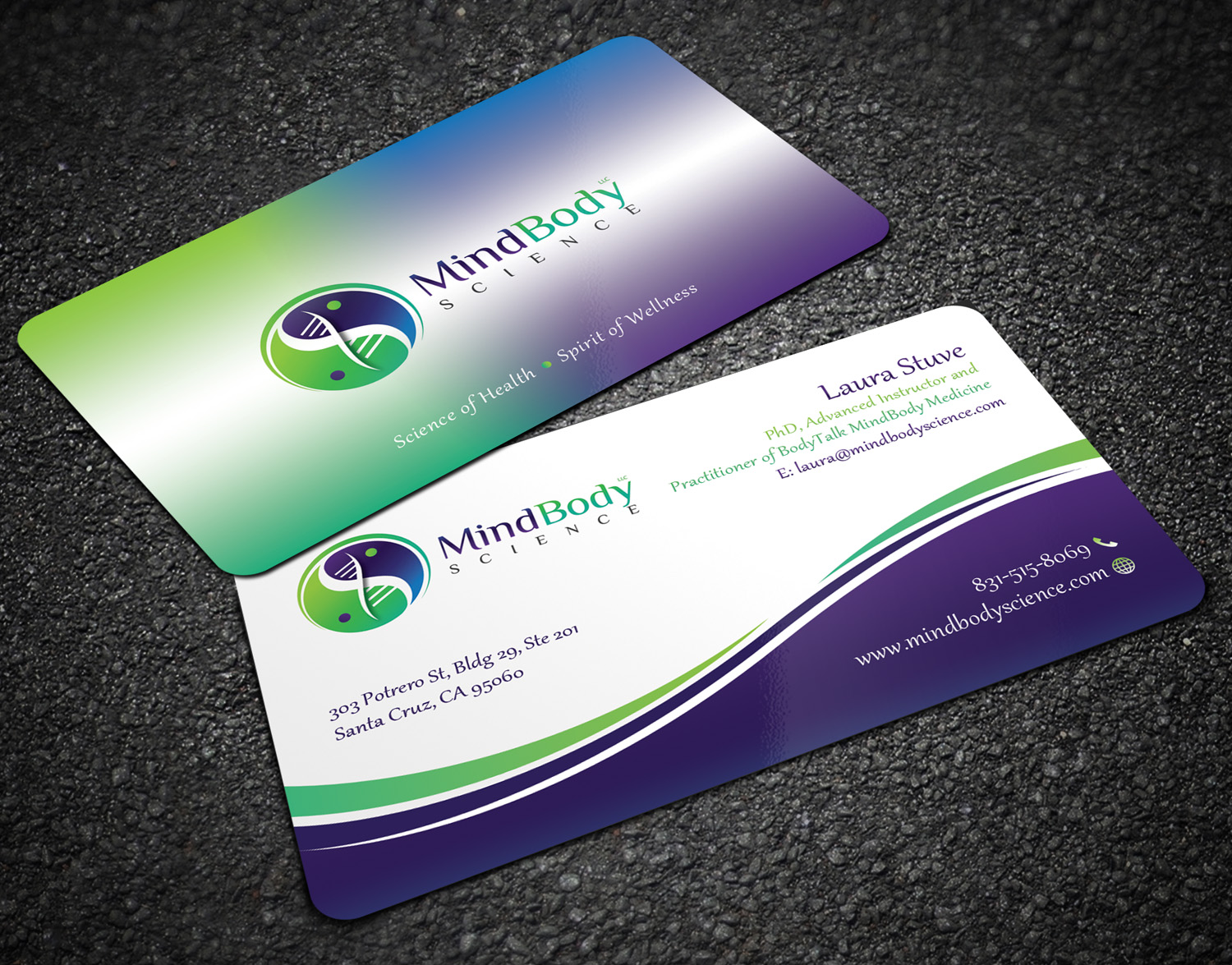 Elegant, Colorful, Alternative Medicine Business Card Design for Dr ...