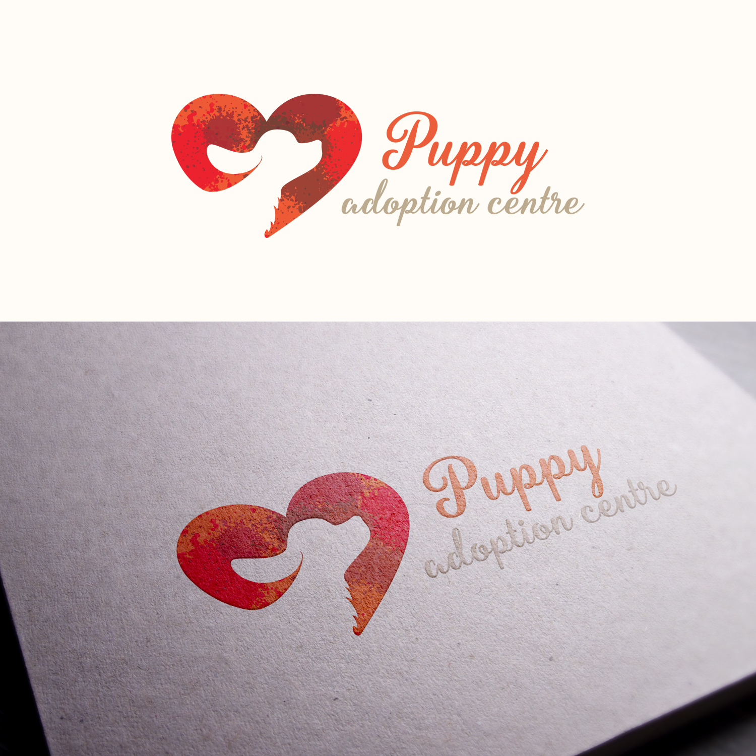 Upmarket, Bold Logo Design for Puppy Adoption Centre by madein | Design ...