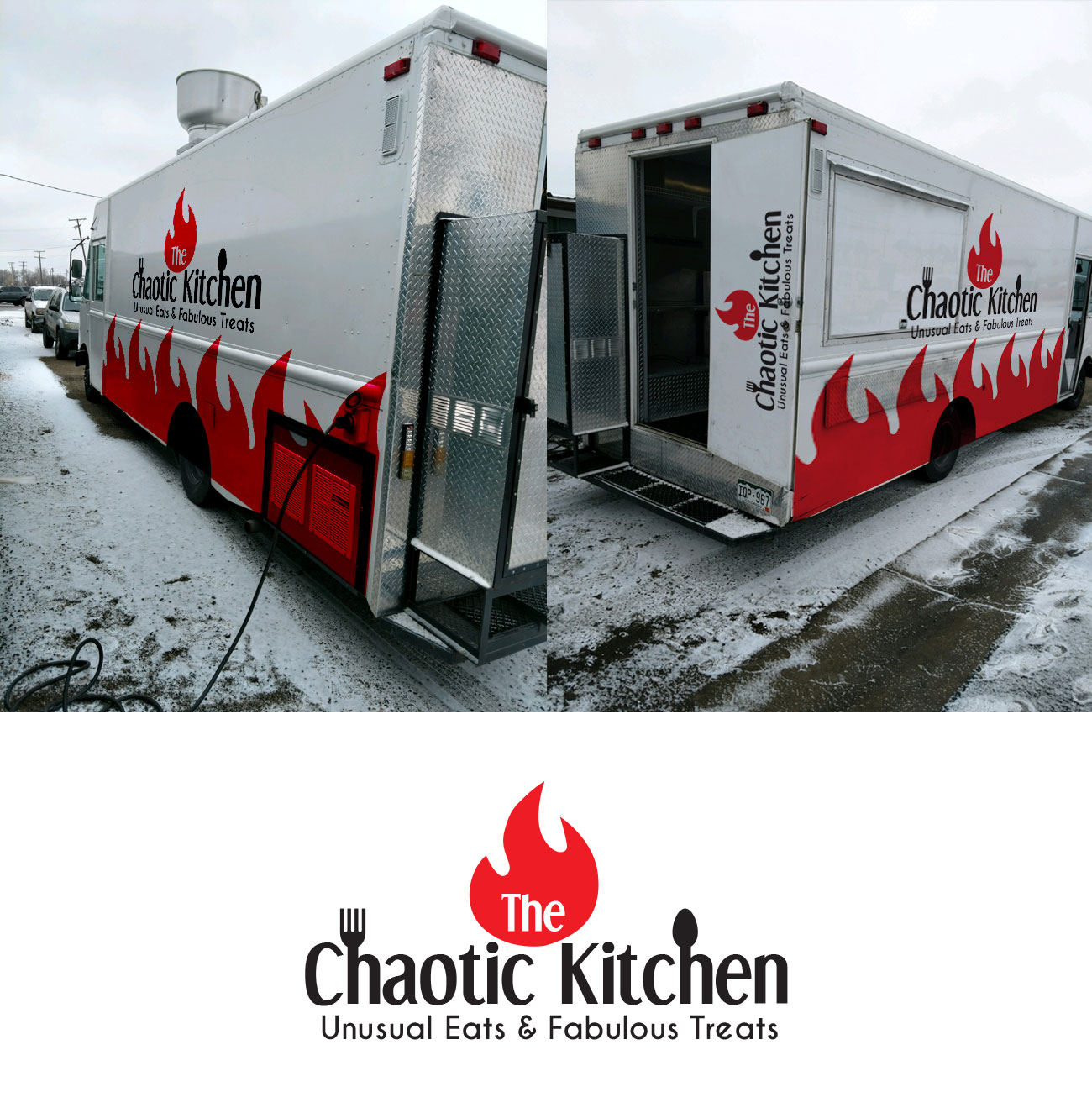 Bold, Modern, Food Service Logo Design for "The Chaotic Kitchen Unusual ...