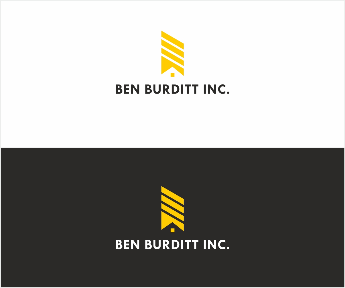 Bold, Masculine, Residential Construction Logo Design for Ben Burditt ...