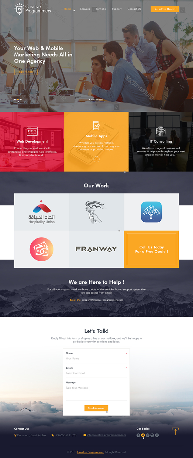 Professional, Elegant Web Design for Creative Programmers by Ved Web ...