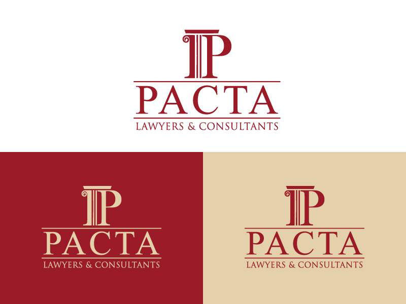 Elegant, Professional, Legal Logo Design for Pacta (main) Lawyers ...