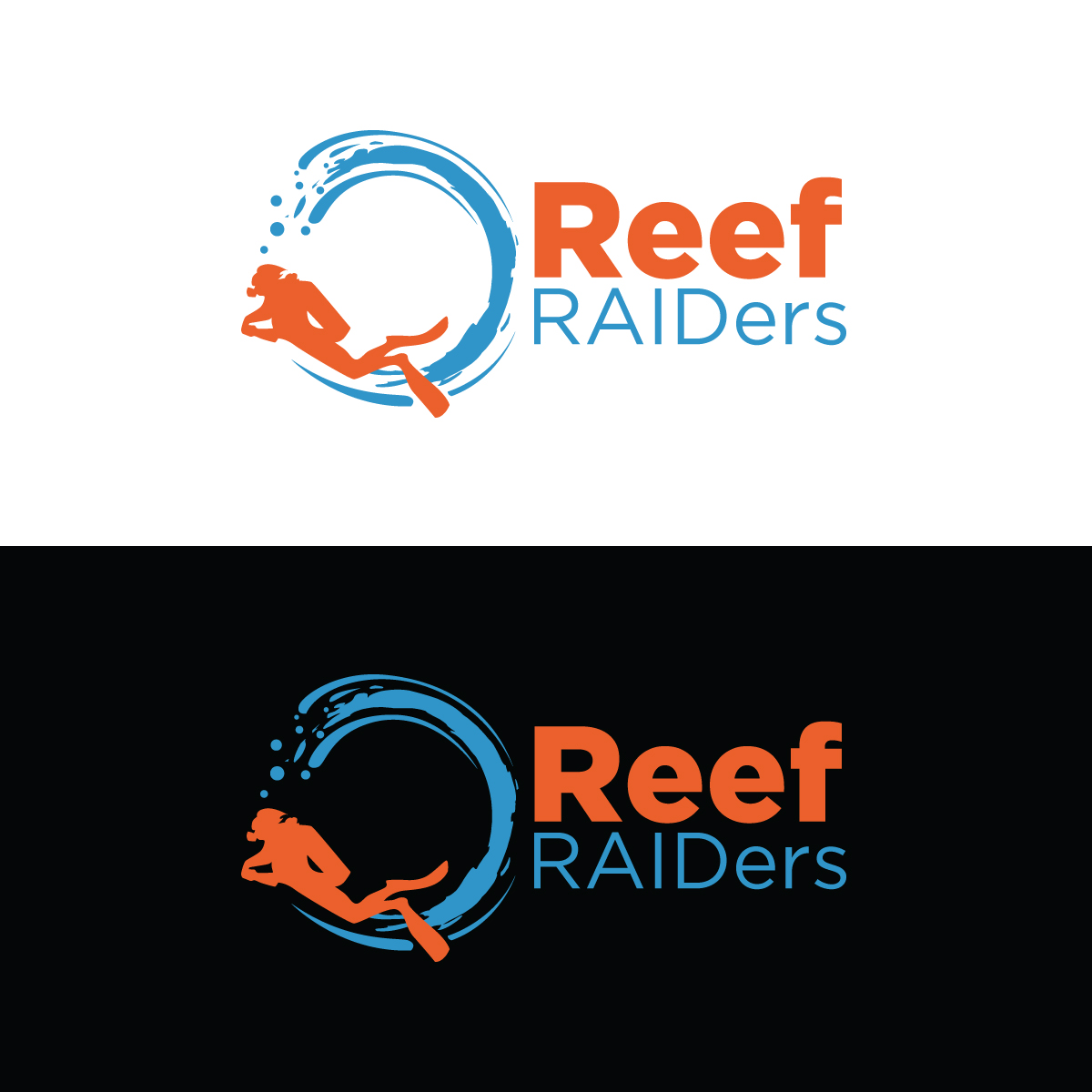 Modern, Bold Logo Design for Reef RAIDers by Kreative Fingers | Design ...