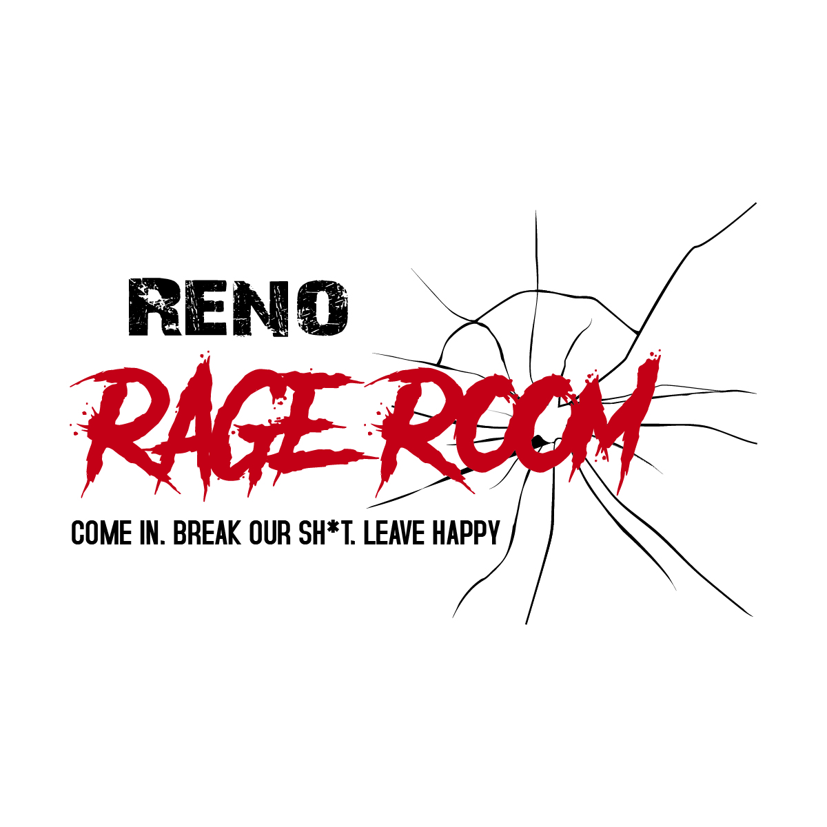 Modern, Masculine Logo Design for Reno Rage Room by Pixxl Art | Design ...