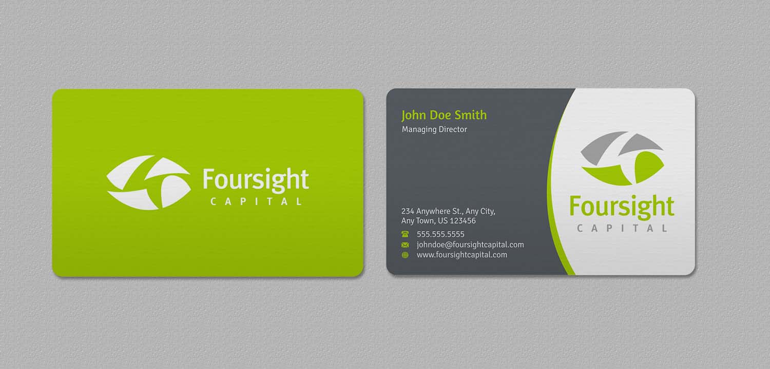 Upmarket, Modern, Financial Service Business Card Design for a Company ...