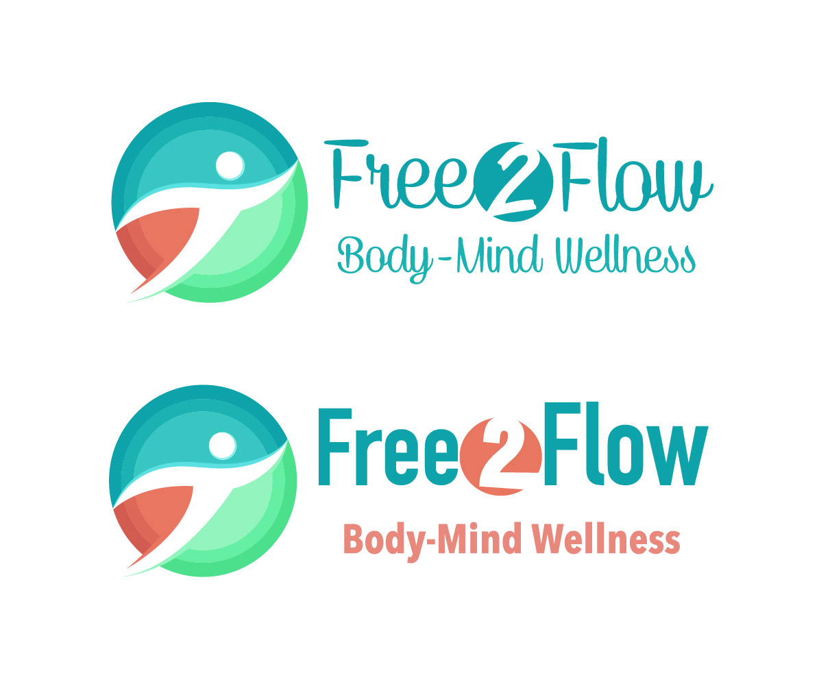 Modern, Personable, Health And Wellness Logo Design for Free 2 Flow ...