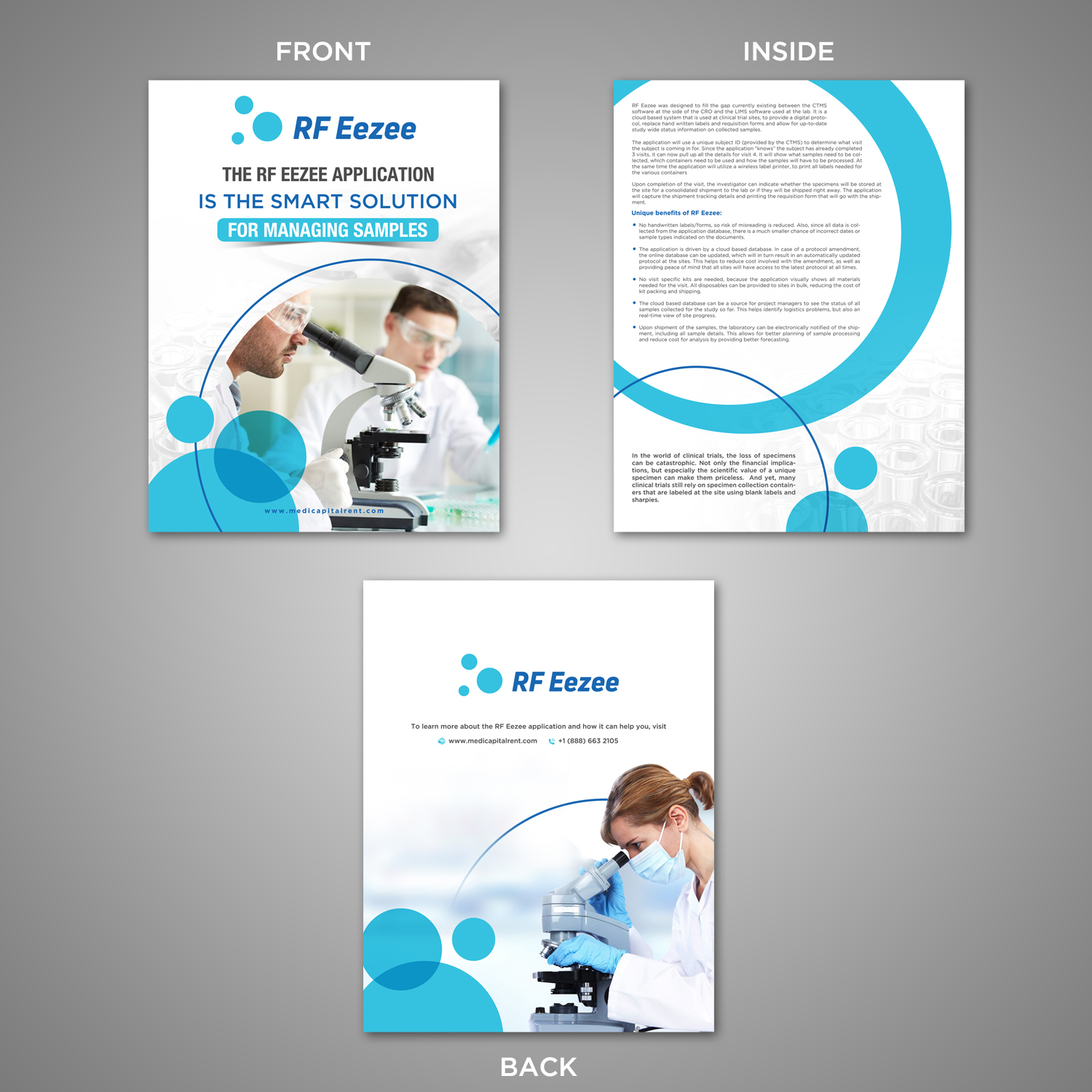 Serious, Professional, Medical And Science Flyer Design for a Company ...